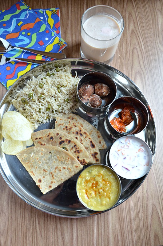 Nalini'sKitchen: Simple North Indian Thali-Virtual Birthday Treat for ...